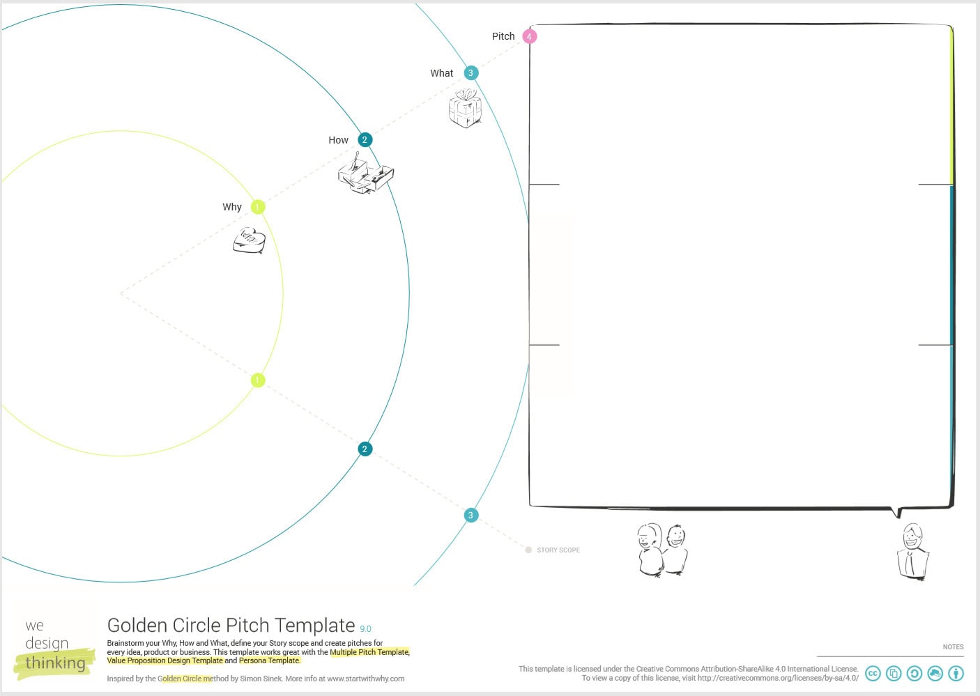 Golden Circle Pitch Canvas