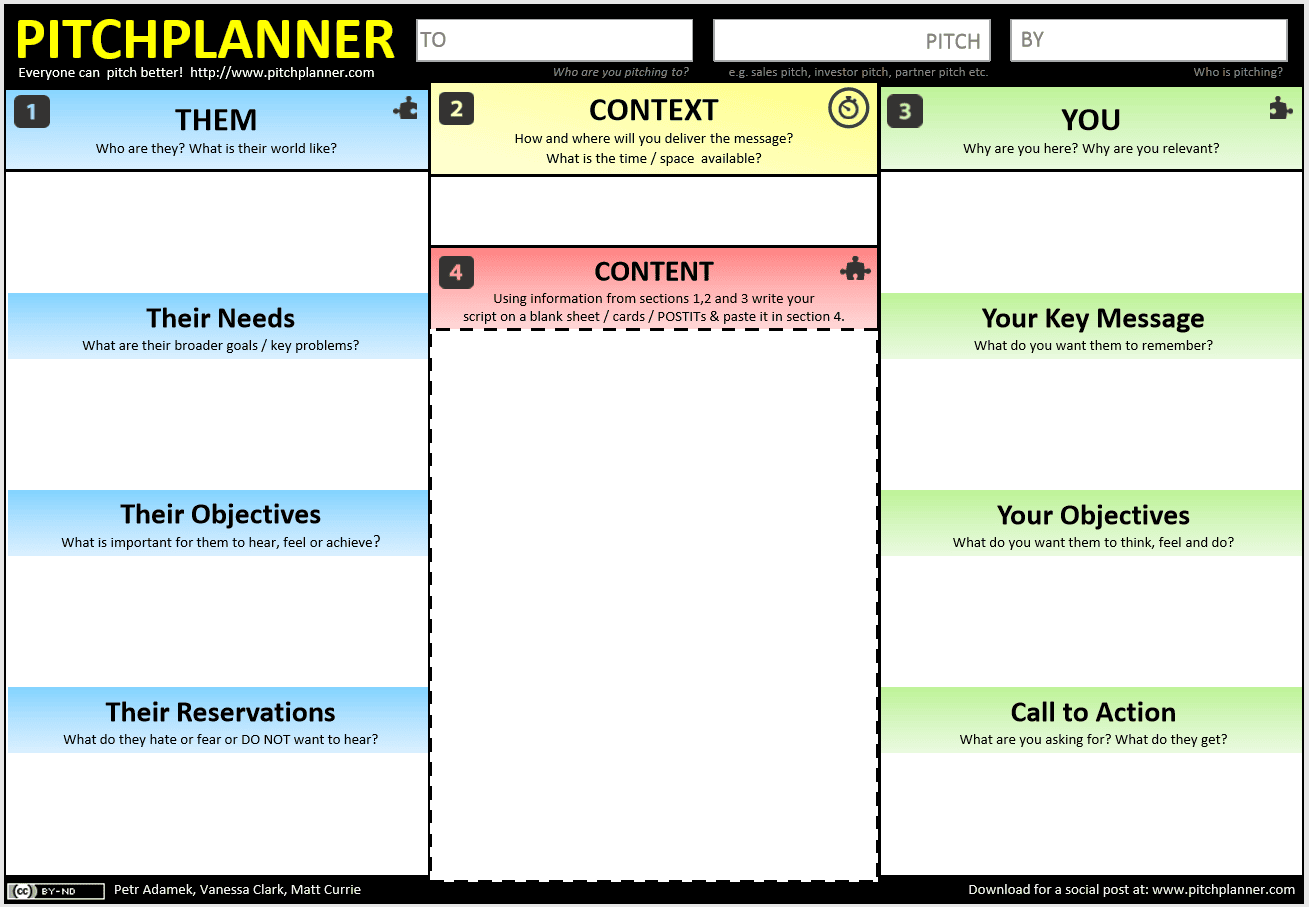 Pitch Planner Canvas